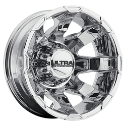 Ultra 025C Phantom Dually 16 x 6, 8x6.5, 31 lbs Chrome Plated Wheels ...