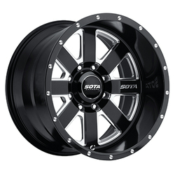 SOTA Offroad 569DM A.W.O.L. 22 x 10.5, 8x180, 52 lbs Death Metal Black ...